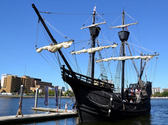 La Victoria, das erste Schiff, das um die Welt segelt