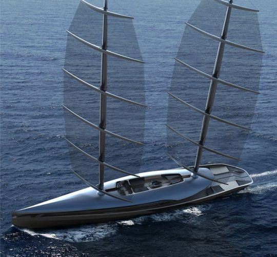 Cauta, ein luxuriöses Segelboot, inspiriert vom Albatros