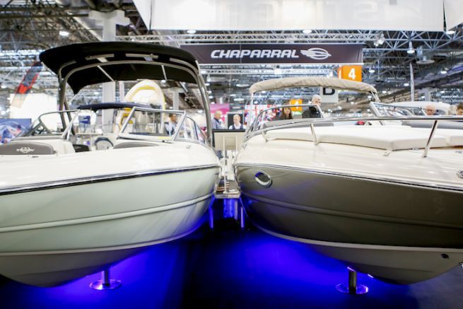 Motorboote mit einer Länge von weniger als 10 m auf der Boot Düsseldorf ...